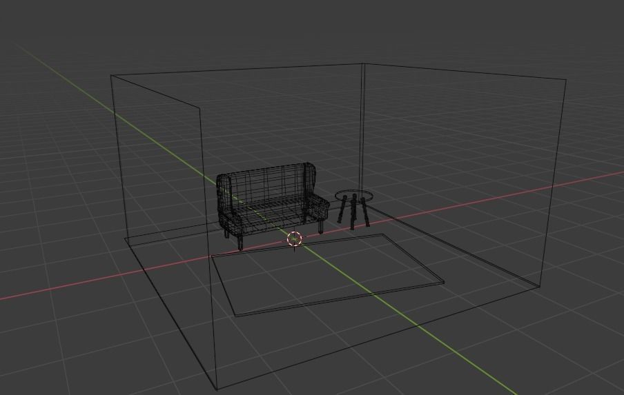 3D model Horror Living Room Set 3D model VR / AR / low-poly | CGTrader