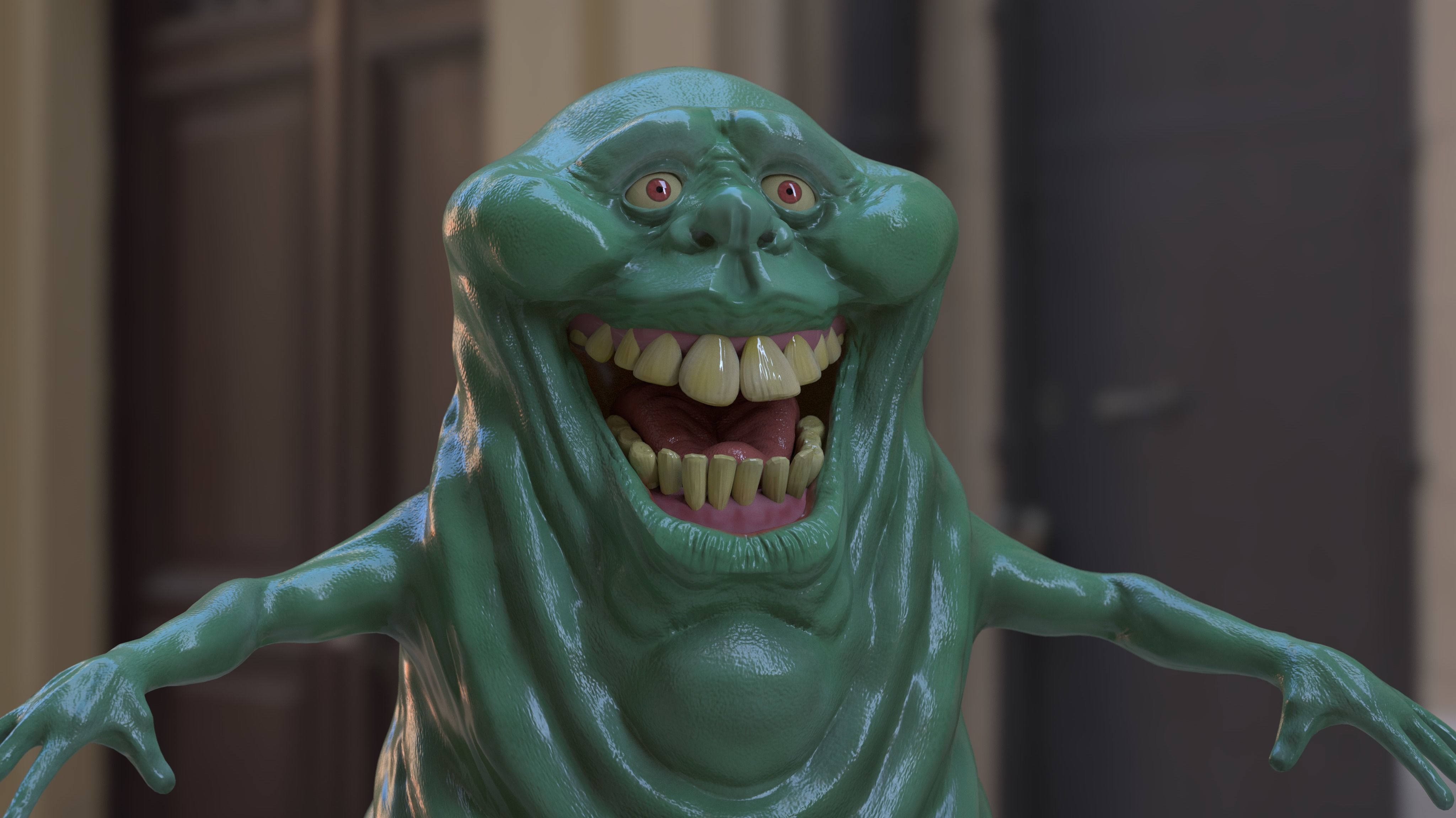 SLIMER 3D MODEL 3D model rigged | CGTrader
