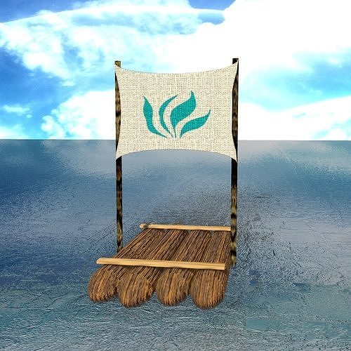 3D model Sail Raft VR / AR / low-poly | CGTrader