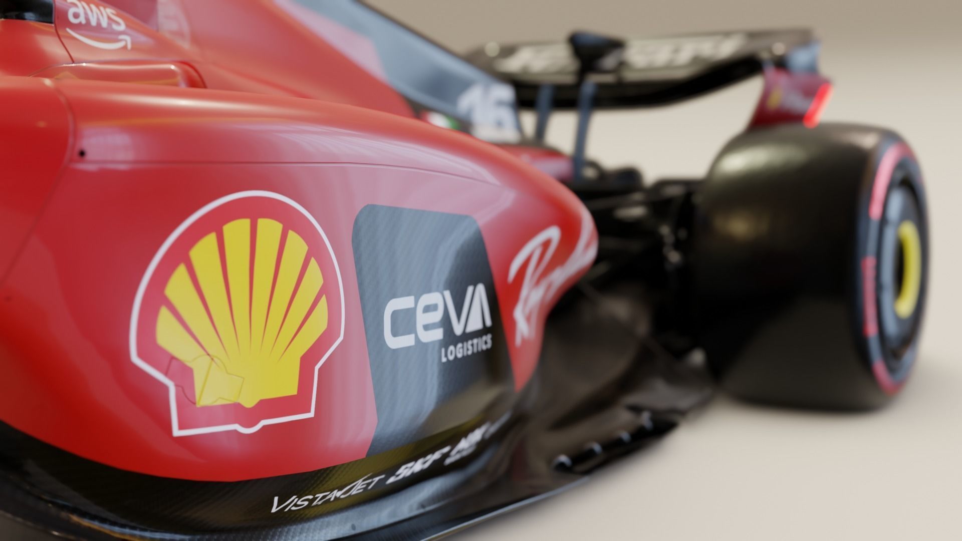 Ferrari SF-23 2023 Charles Leclerc Rigged 3D model 3D model rigged ...