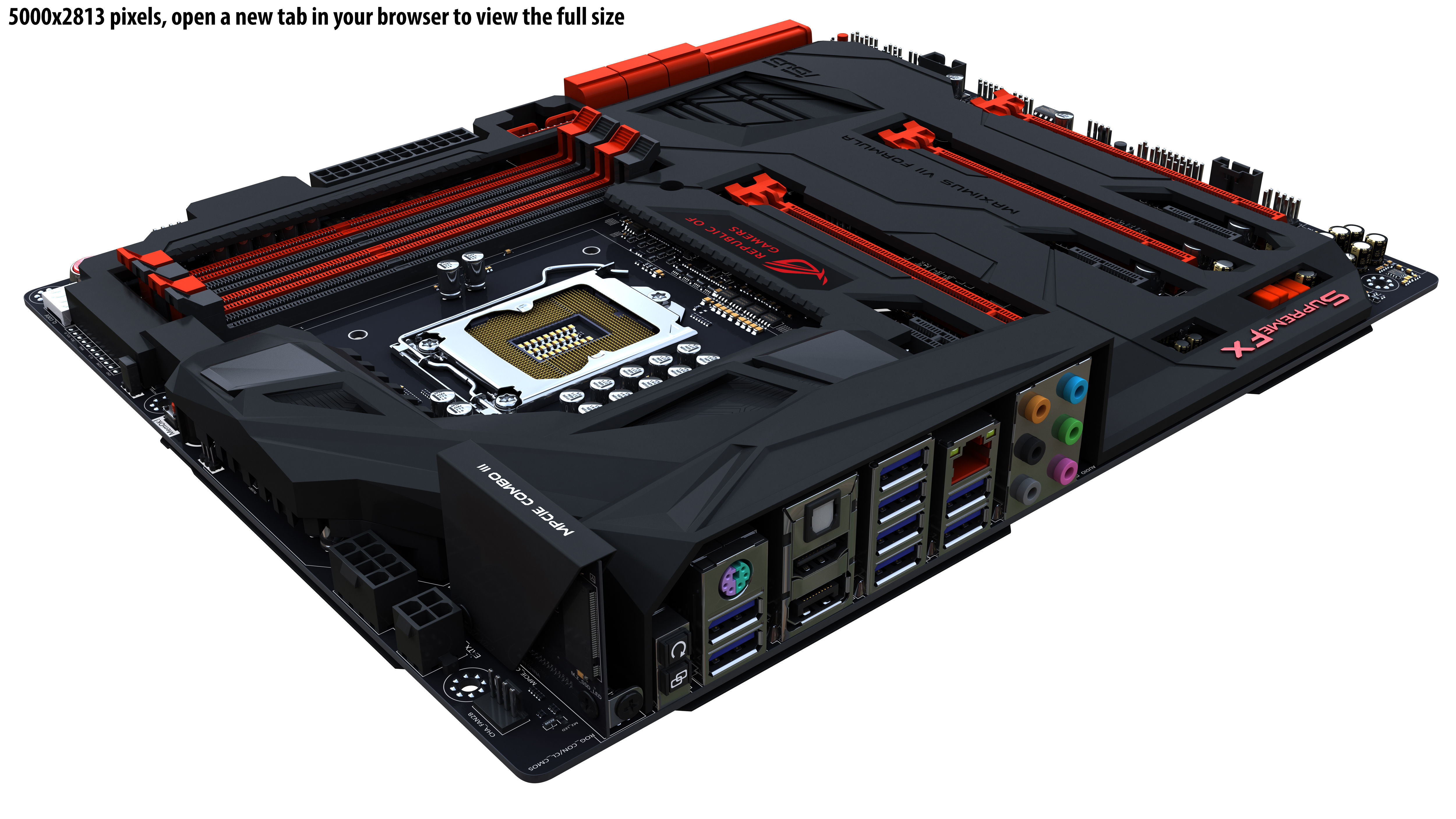 ASUS Maximus VII Formula 3D model | CGTrader