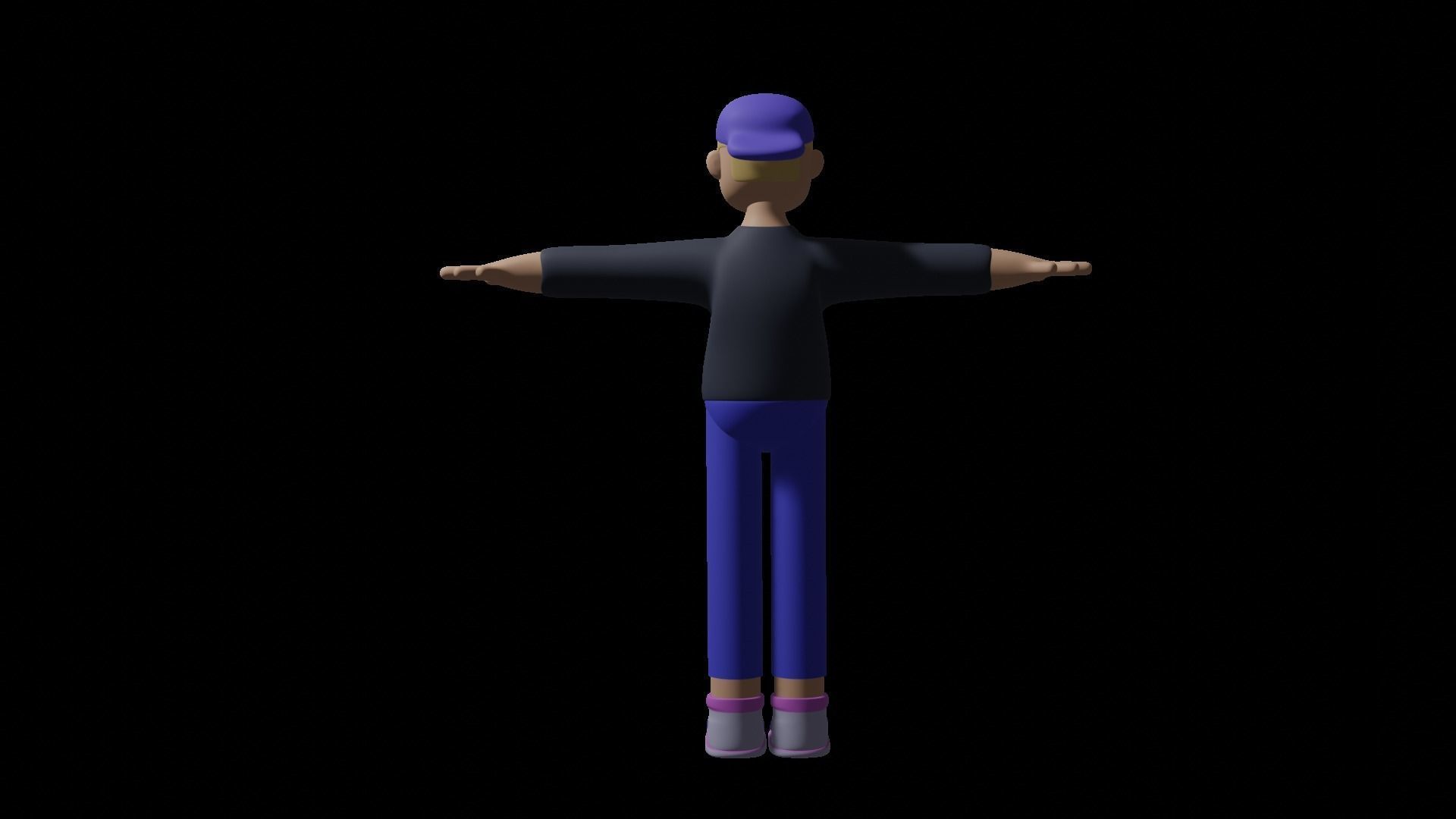 Cartoon guy free VR / AR / low-poly 3D model | CGTrader