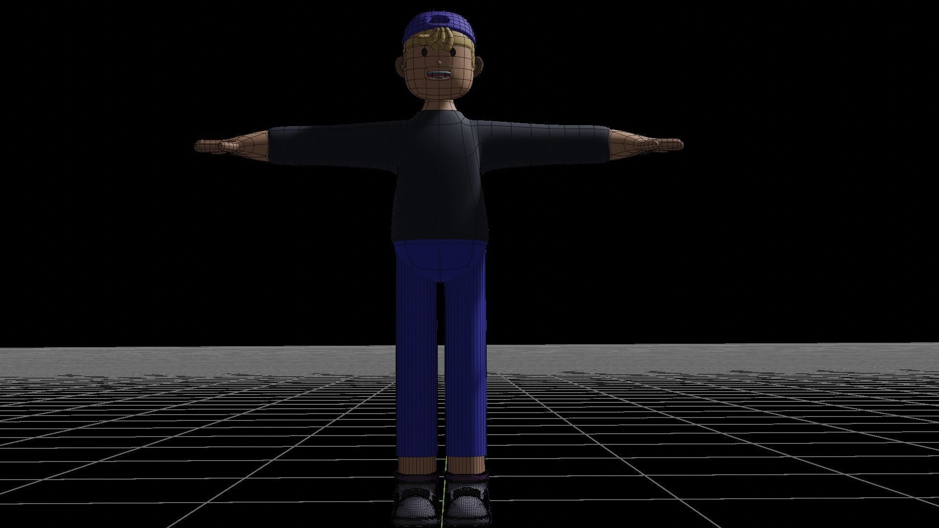 Cartoon guy free VR / AR / low-poly 3D model | CGTrader