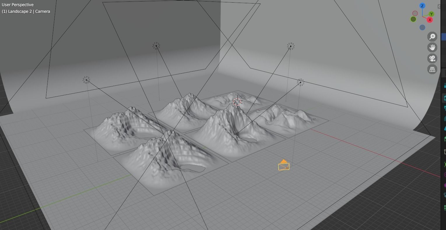 Mountain Landscape Asset Pack 3D model | CGTrader