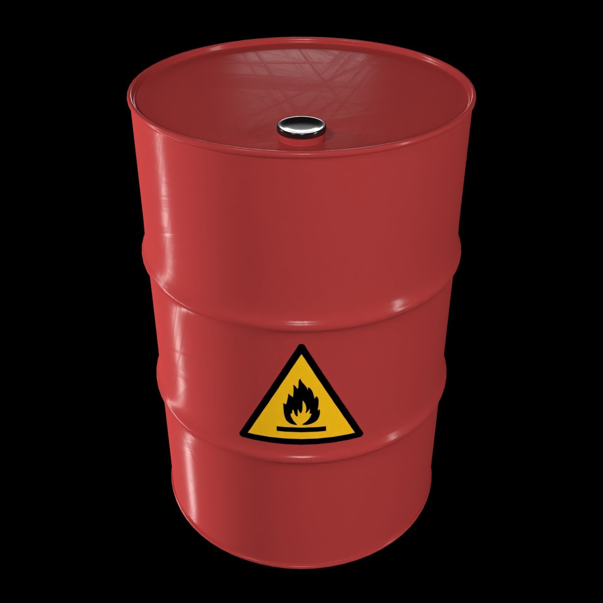3D model Clean Red Barrel VR / AR / low-poly | CGTrader