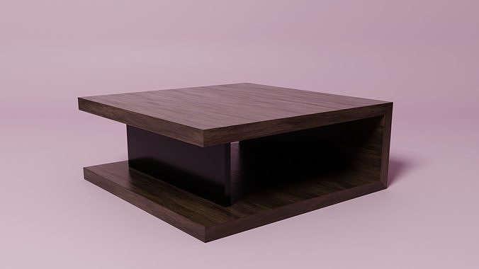 Modern coffee table free 3D model | CGTrader