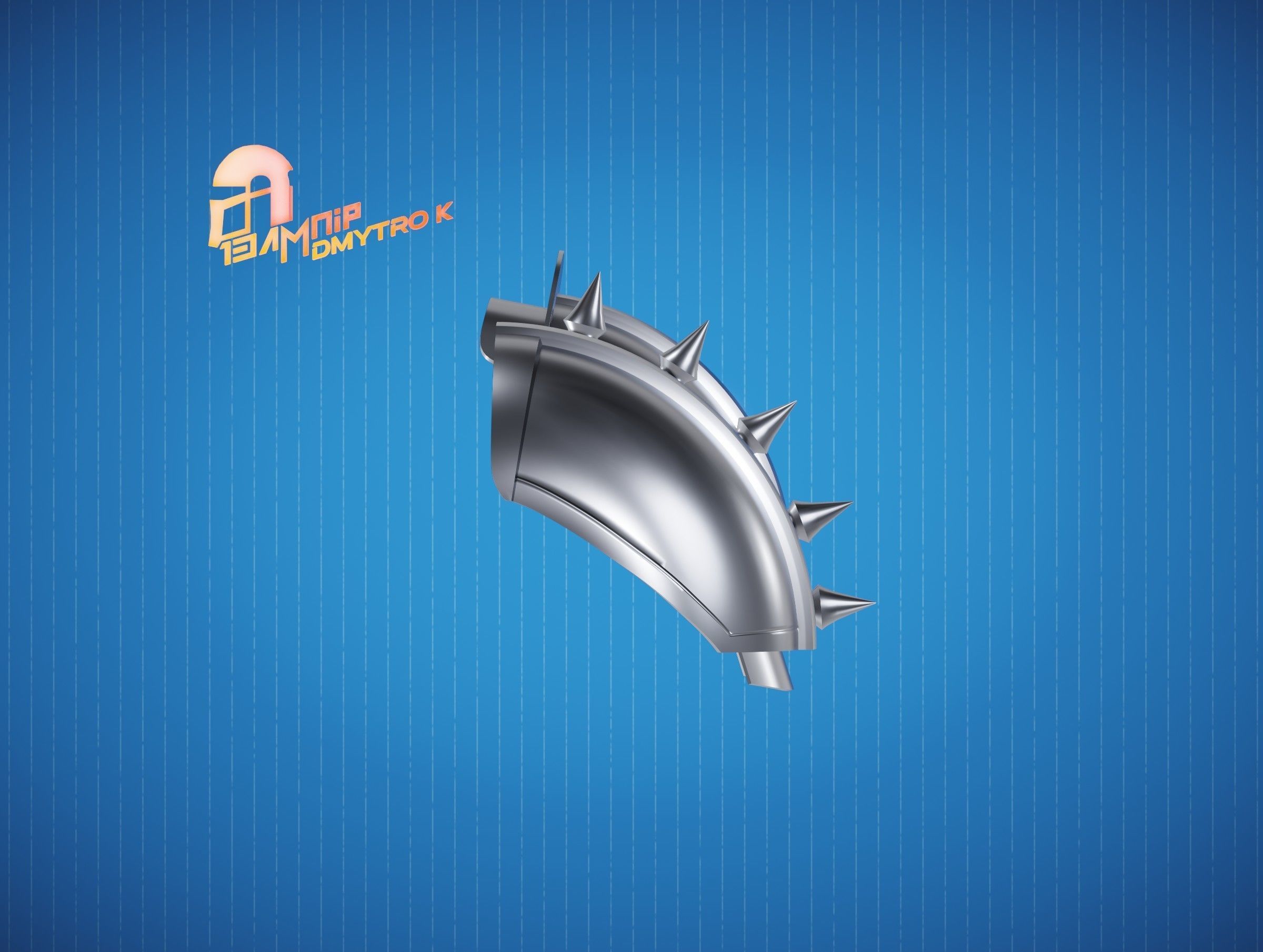 Custom Din Djarin Shoulder Pauldrons 3D model 3D printable | CGTrader