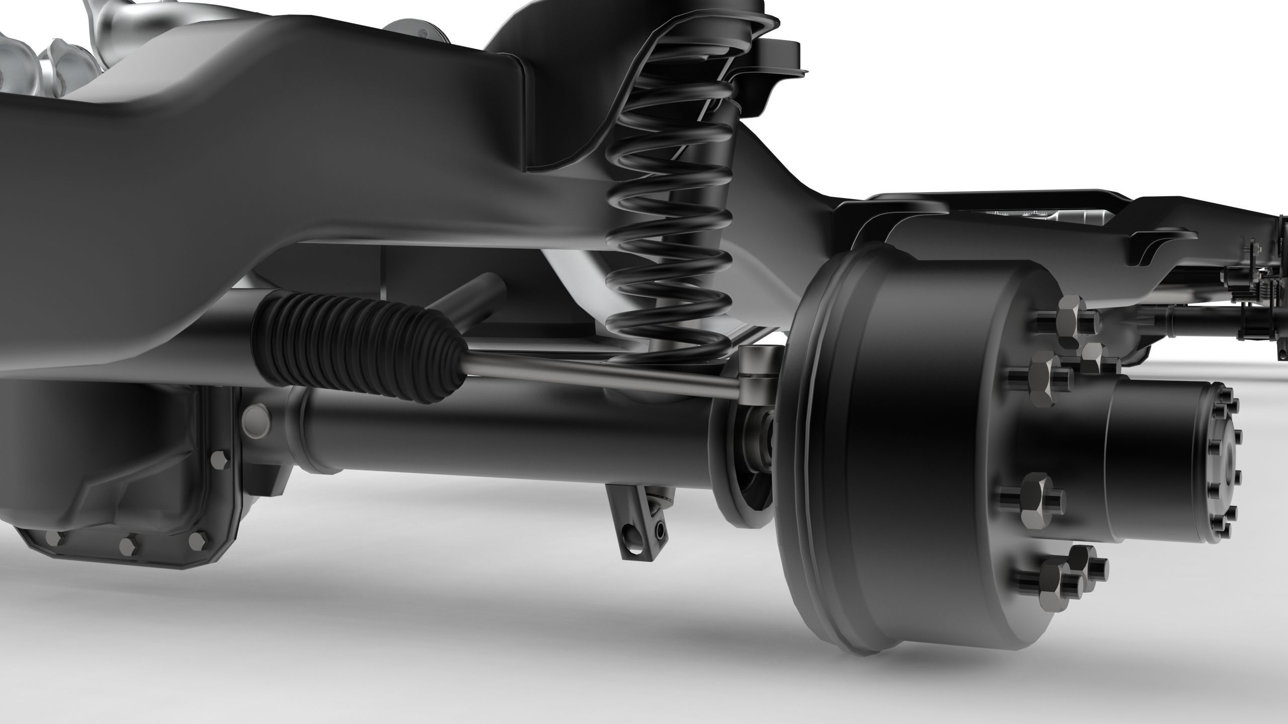 Pickup Chassis 4WD 3D model | CGTrader