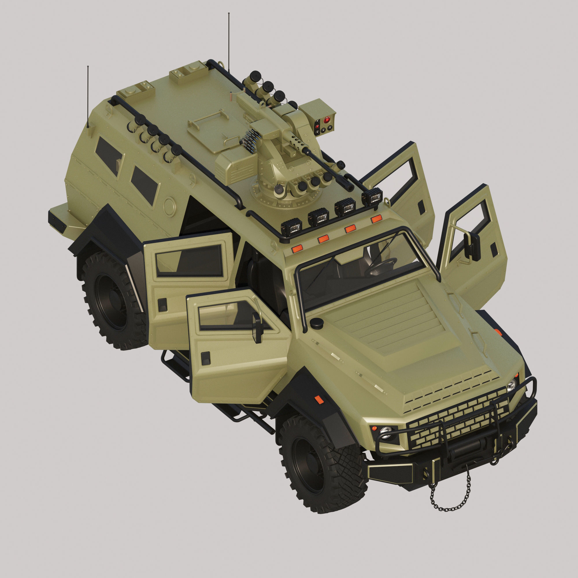 Armored vehicle 3D model | CGTrader