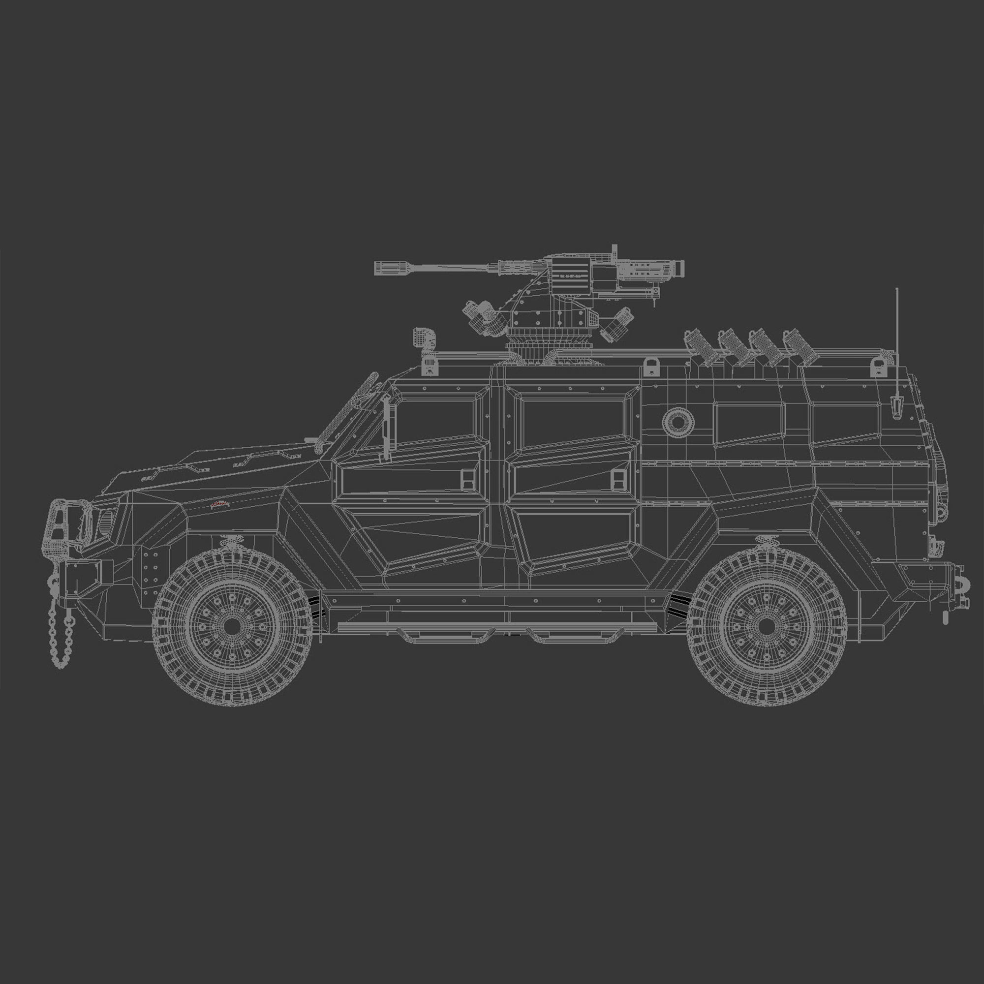 Armored vehicle 3D model | CGTrader