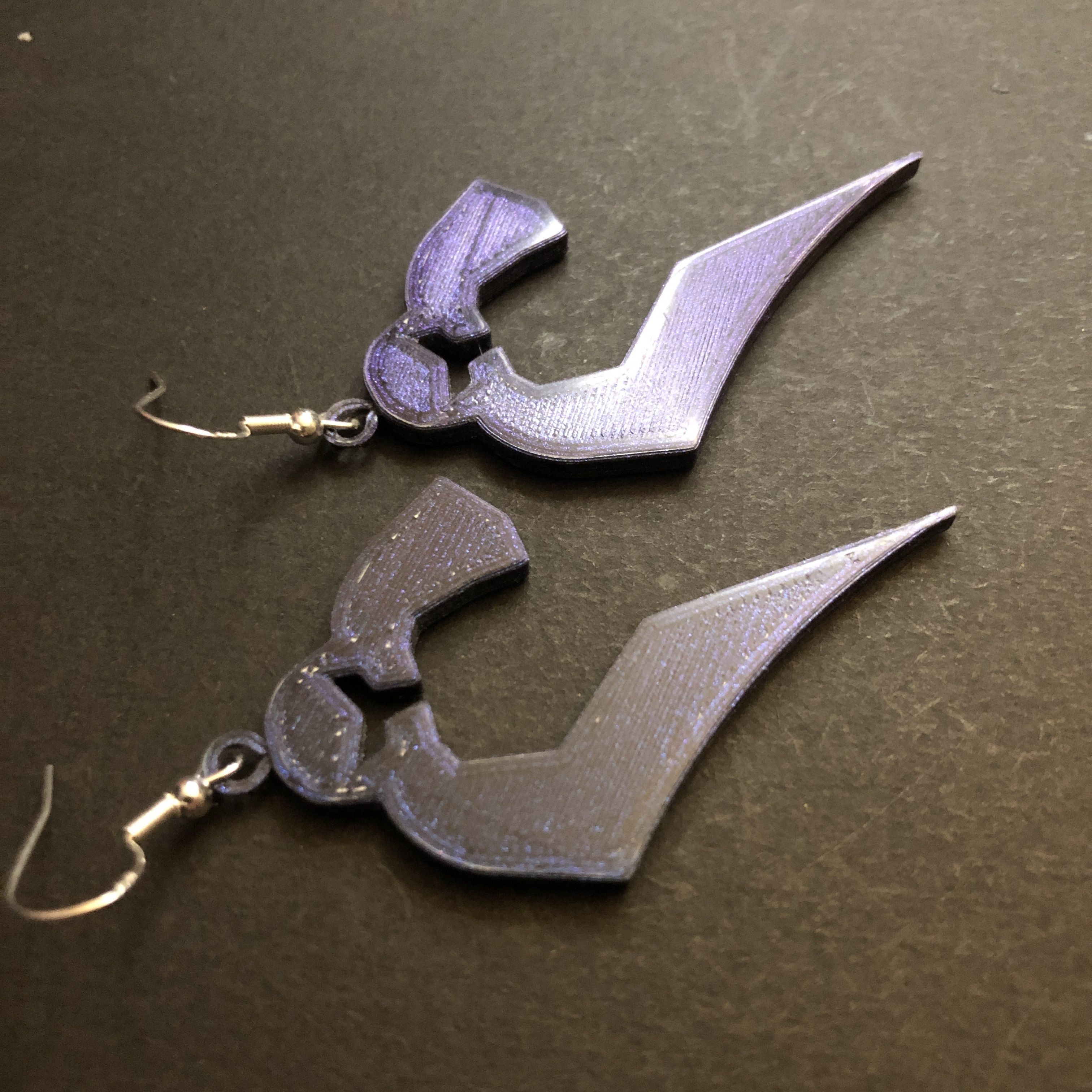 Emblem of The Obsidian Order Earrings 3D model 3D printable | CGTrader