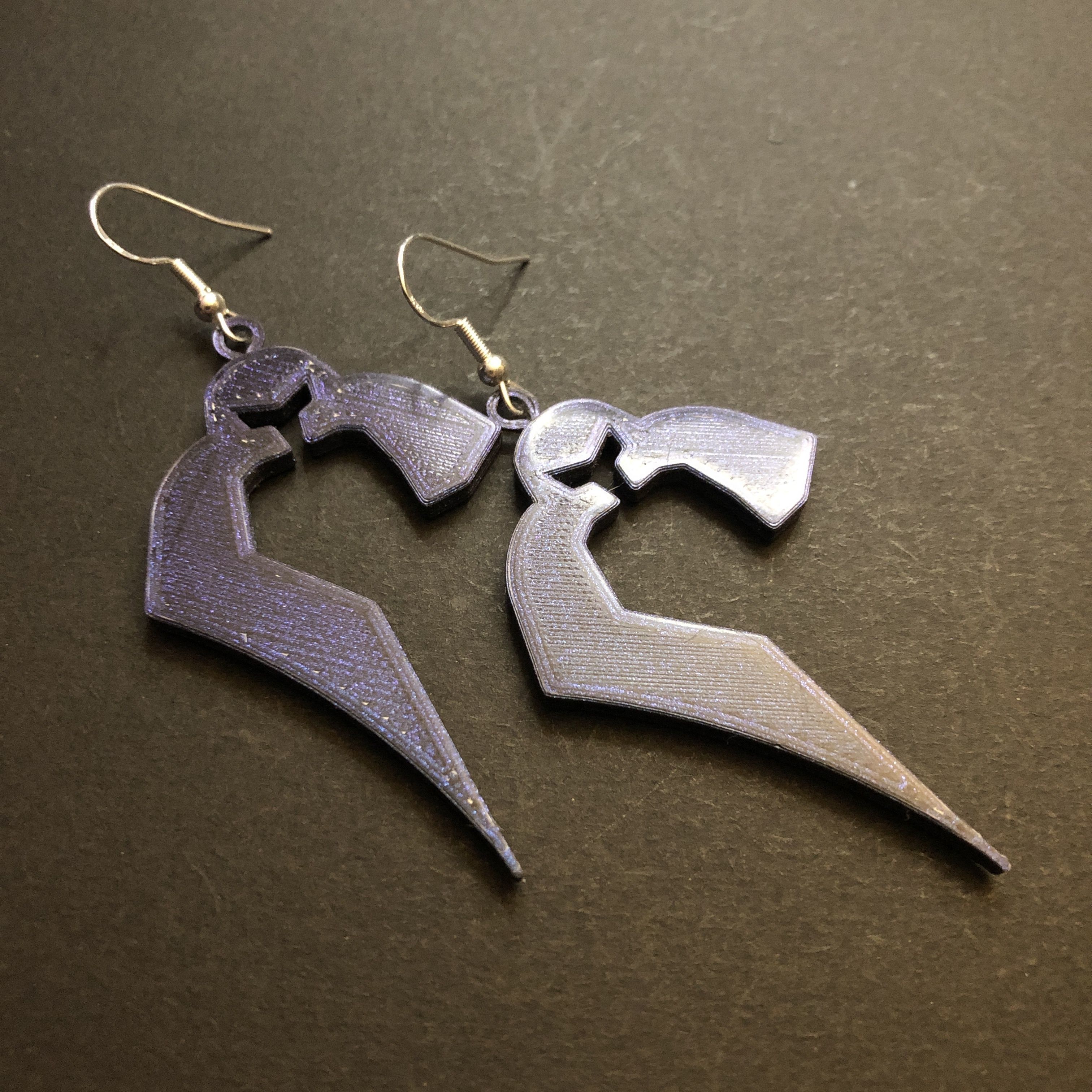 Emblem of The Obsidian Order Earrings 3D model 3D printable | CGTrader