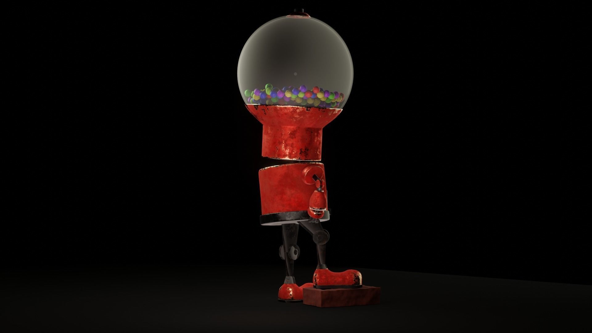 3D model Robot gum VR / AR / low-poly | CGTrader