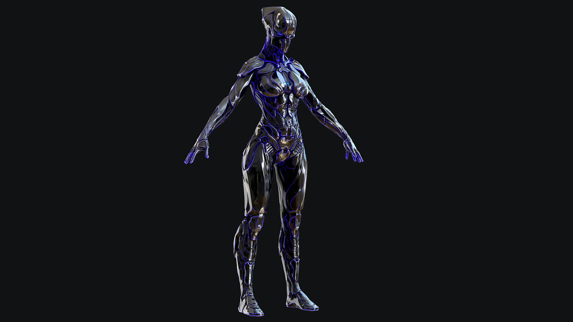 3D model Sci-Fi Robot VR / AR / low-poly | CGTrader