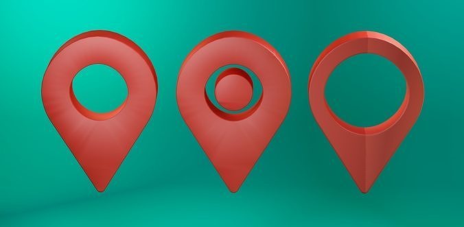 Map Pointer 3D model 3D model | CGTrader