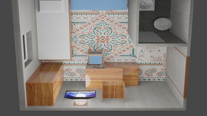 3D model Room design VR / AR / low-poly | CGTrader