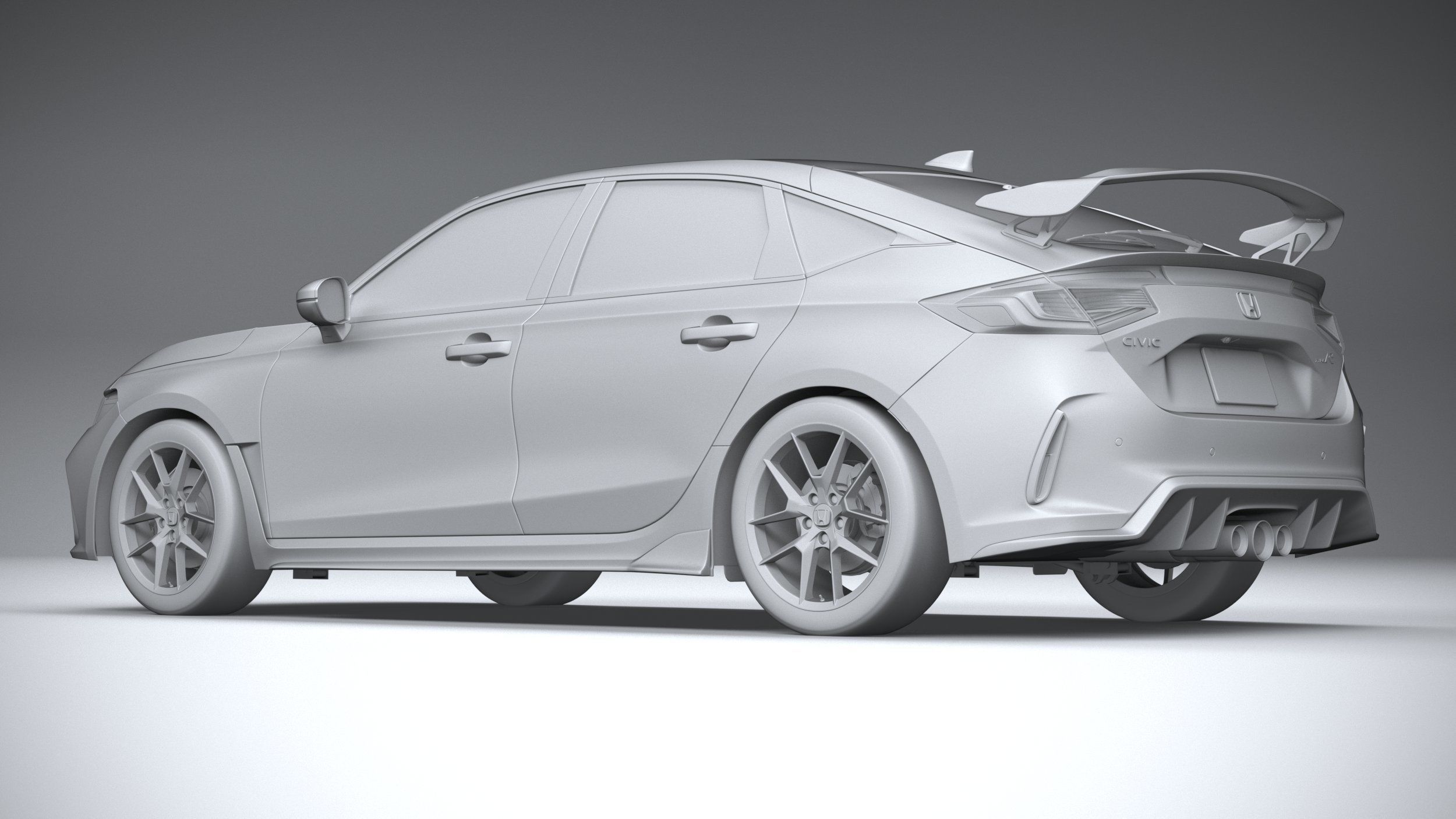Acura Civic Type R 2023 3D model | CGTrader