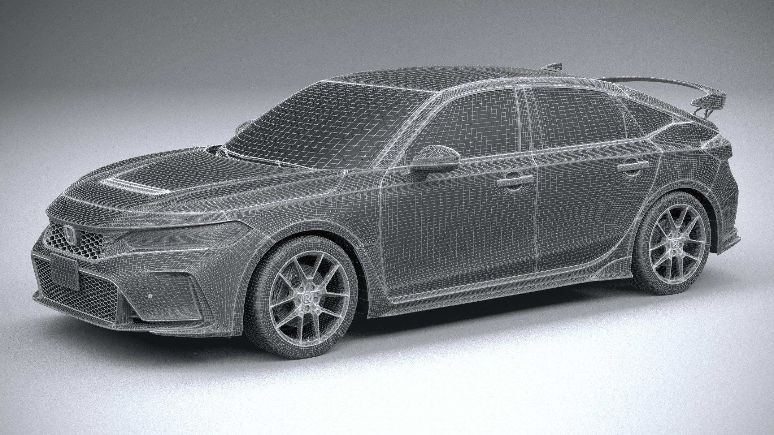 Acura Civic Type R 2023 3D model | CGTrader