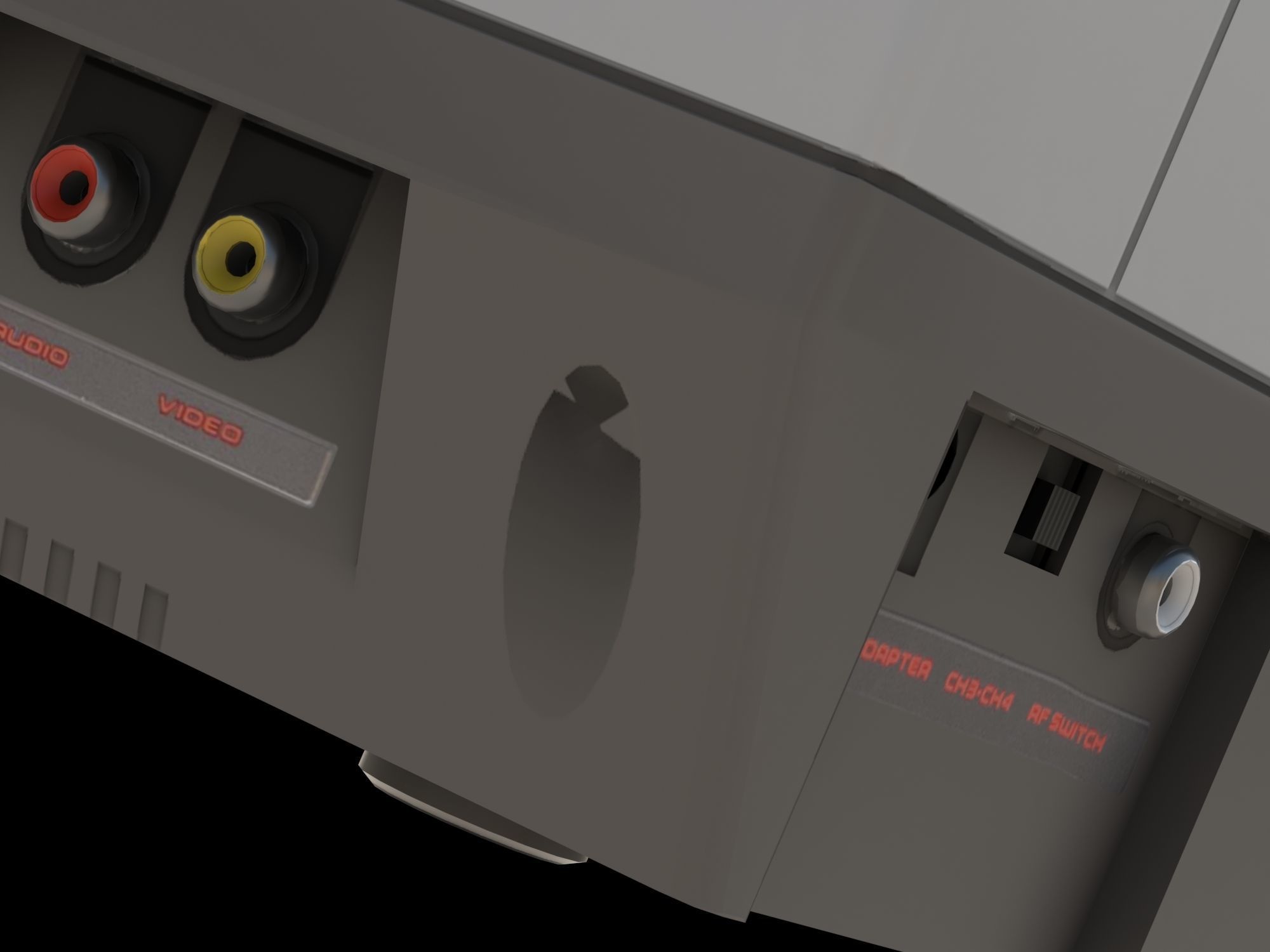 3D model NES console low-poly VR / AR / low-poly | CGTrader