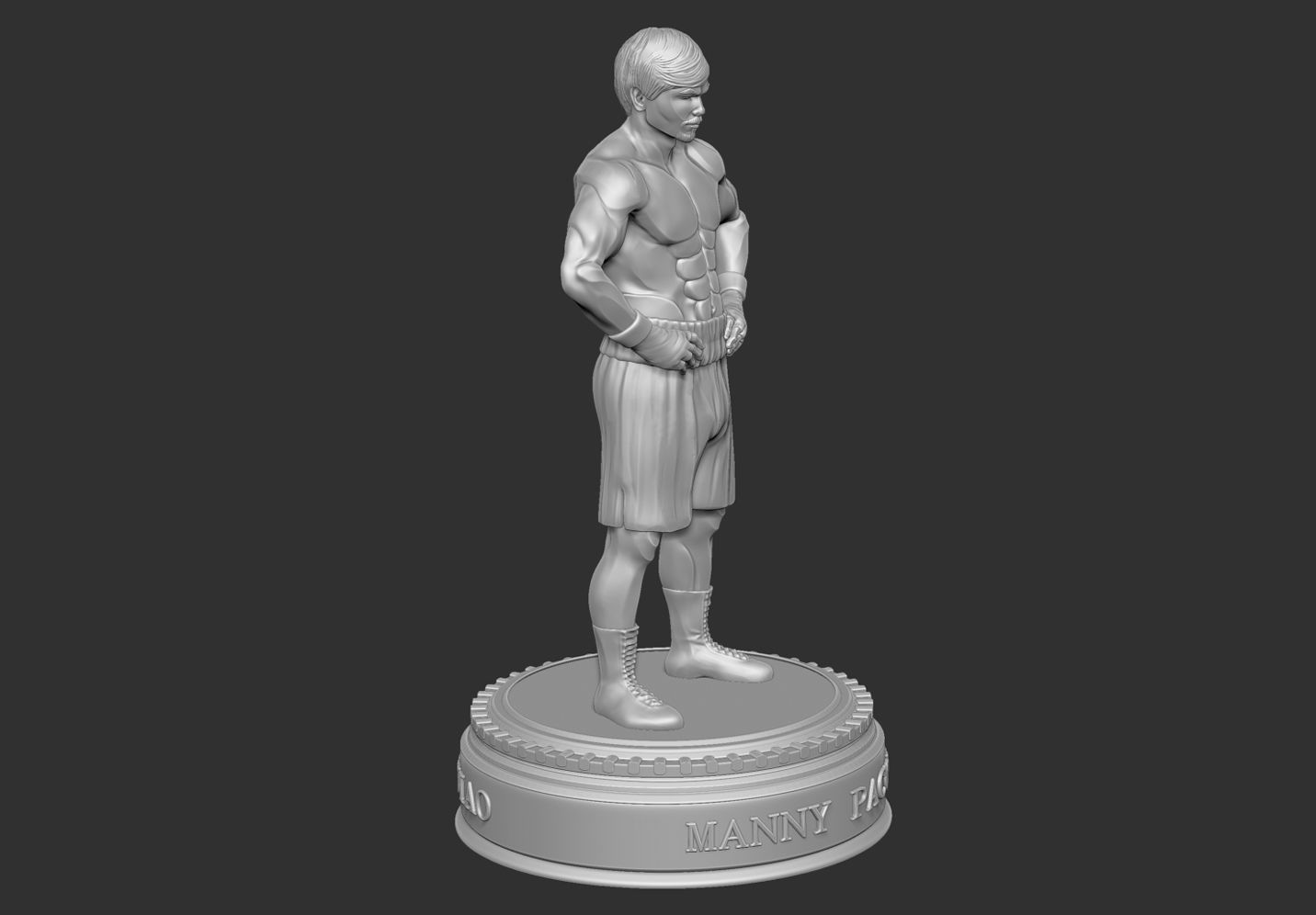 Manny Pacquiao statue 3d print ready 3D model 3D printable | CGTrader