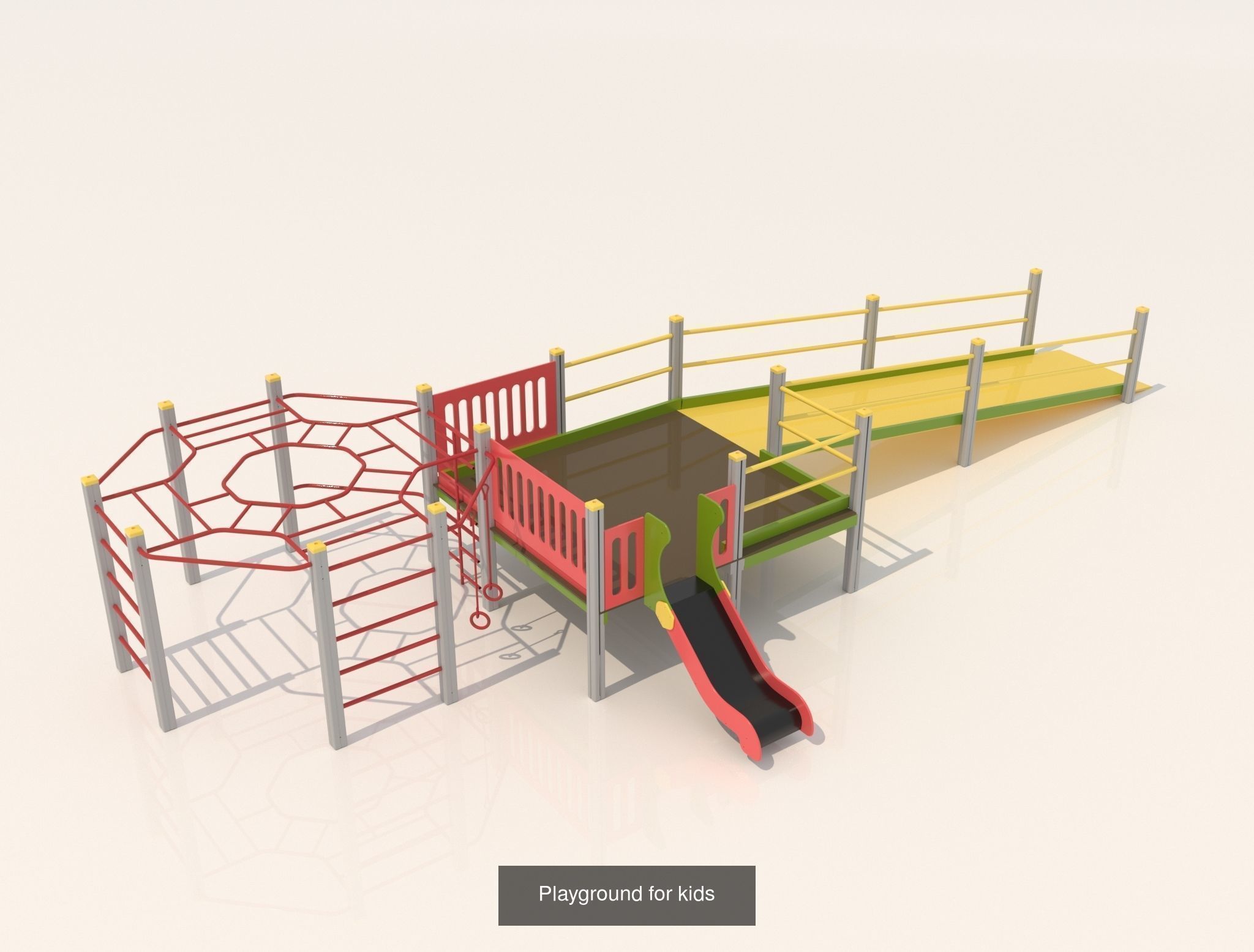Collection 20 elements Playground for kids | CGTrader