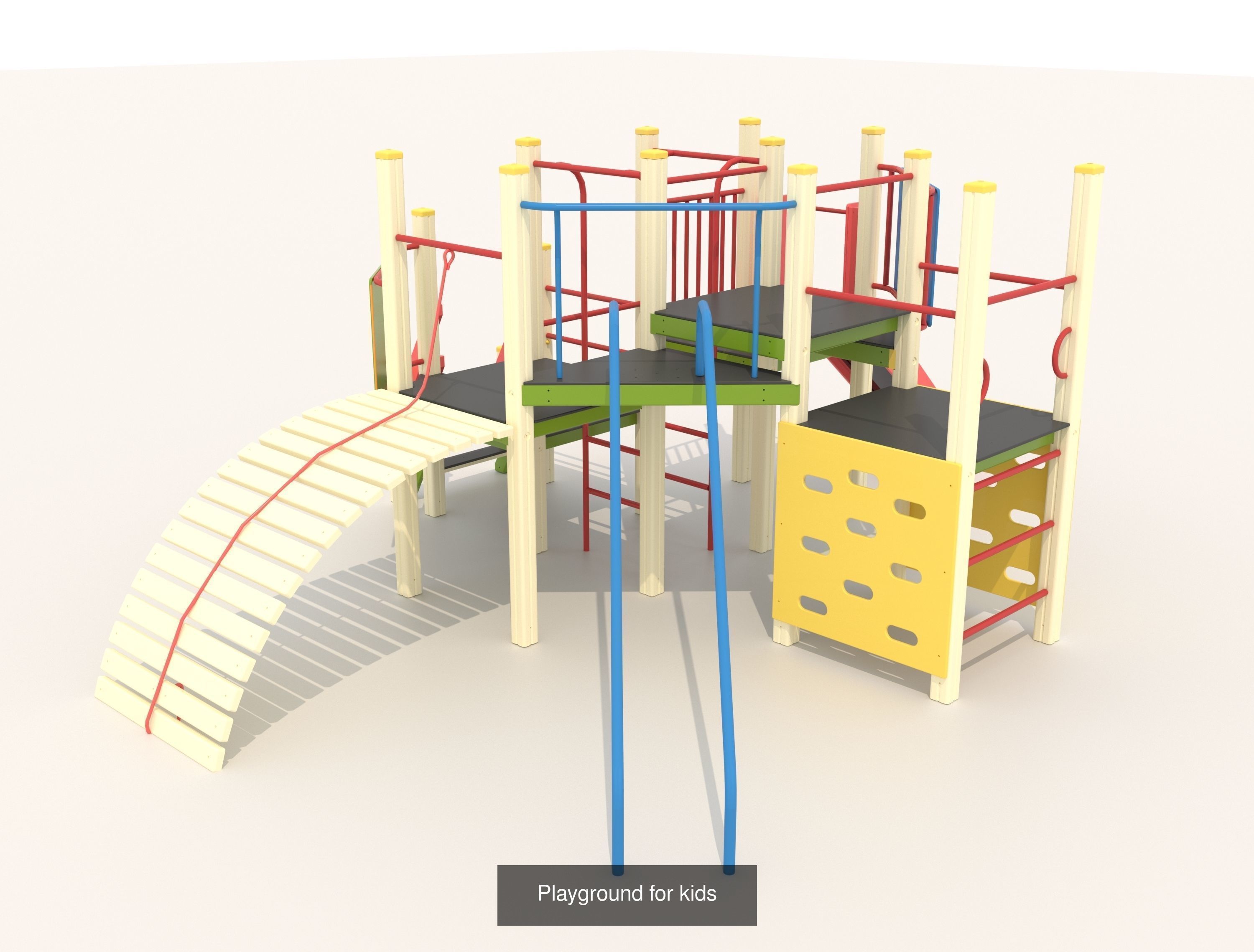 Collection 20 elements Playground for kids | CGTrader