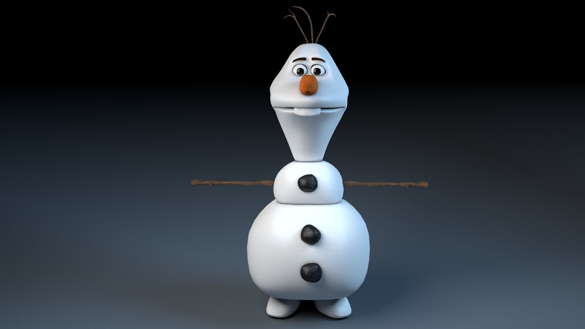 Character olaf 3D model | CGTrader