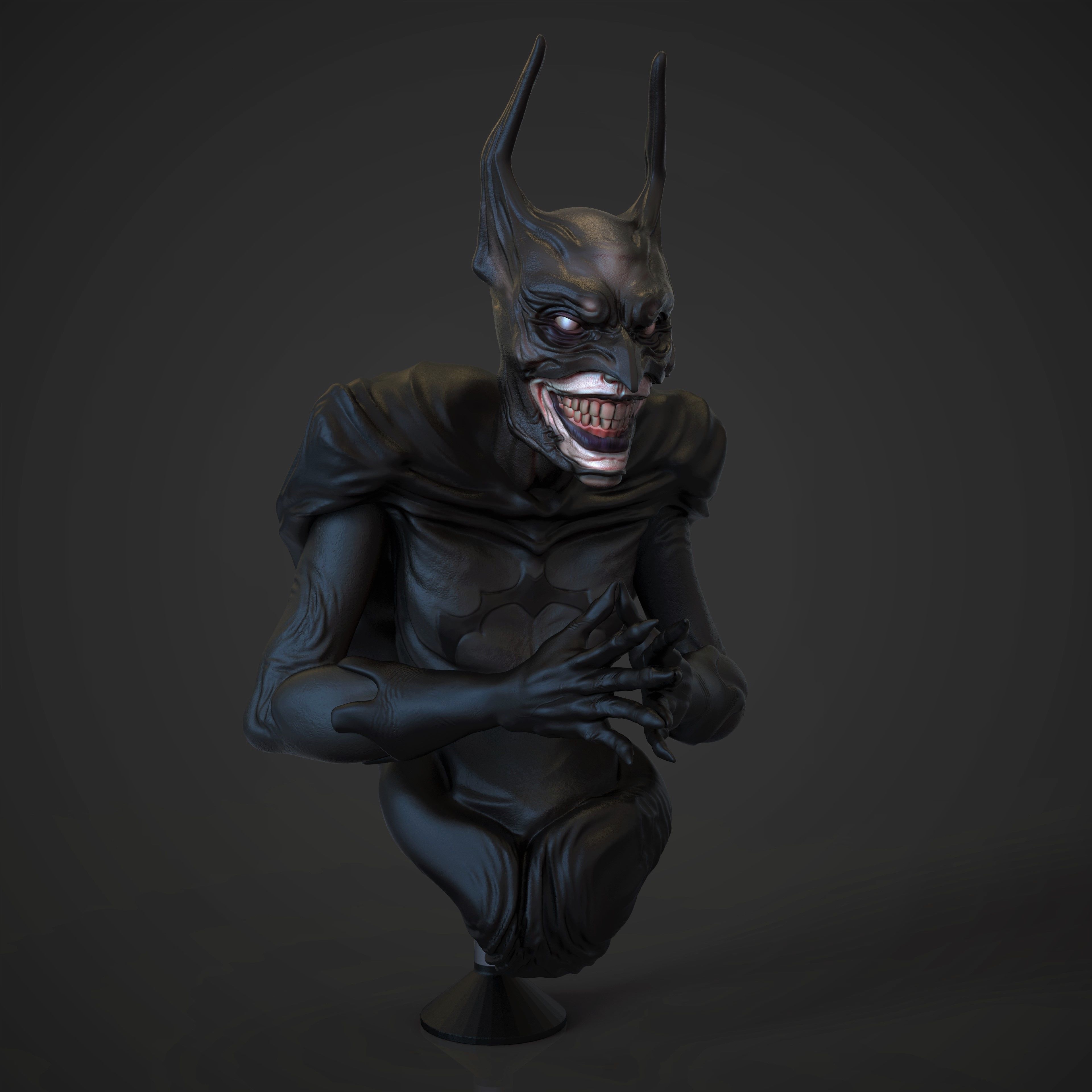 Bat Badman 3D model 3D printable | CGTrader