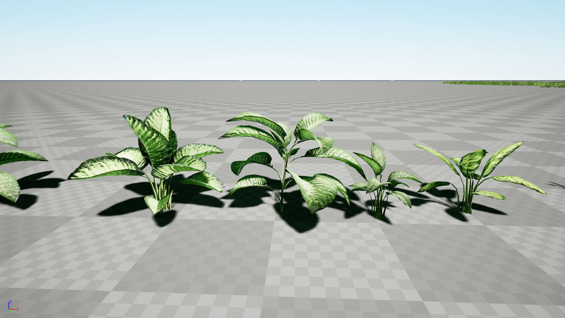 Tropical bush asset pack - unreal engine 3D model animated | CGTrader