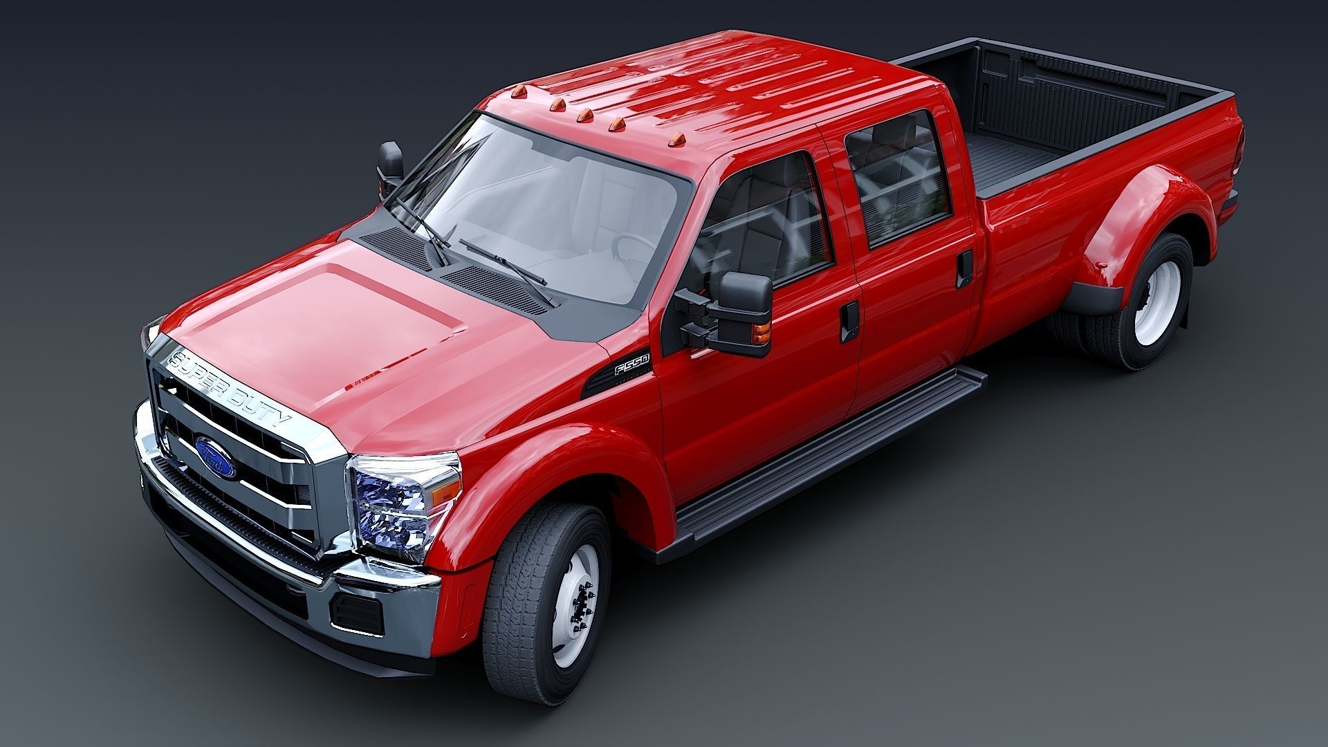 3D model FORD F550 Super Duty Pickup VR / AR / low-poly | CGTrader