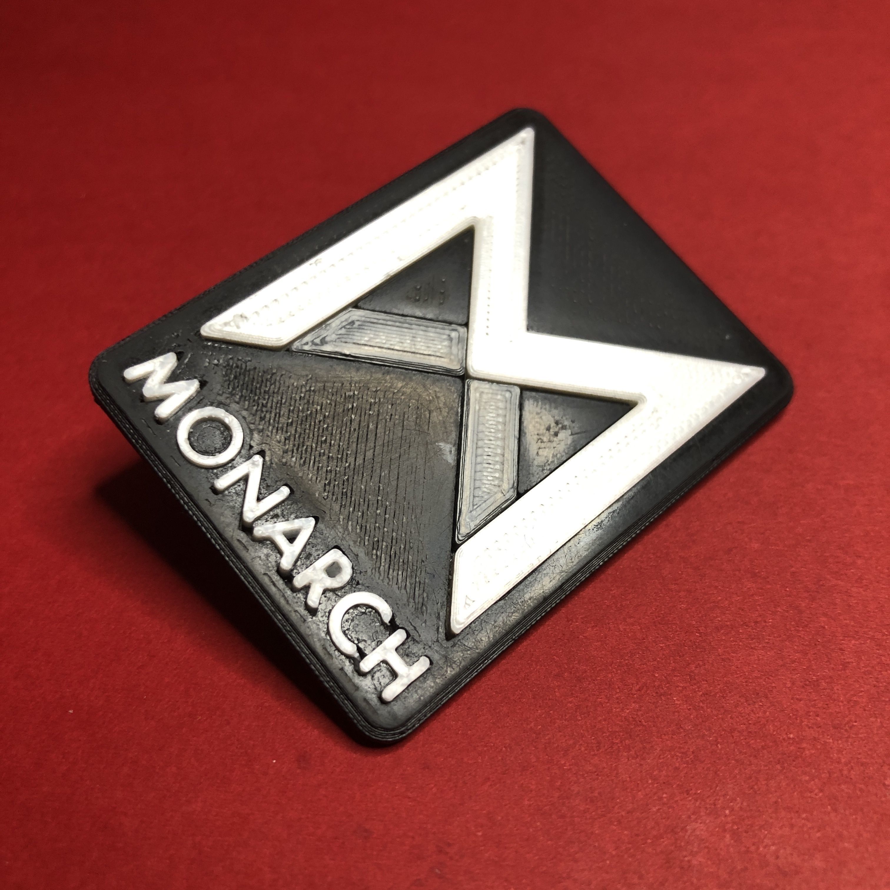 Monarch Logo Badge 3D model 3D printable | CGTrader
