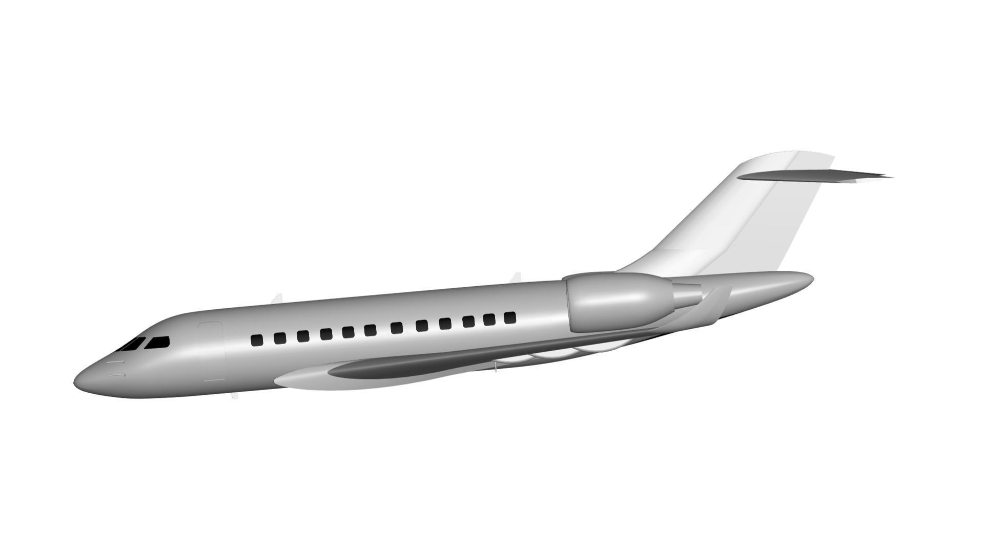 Bombardier Global Express 3D model | CGTrader
