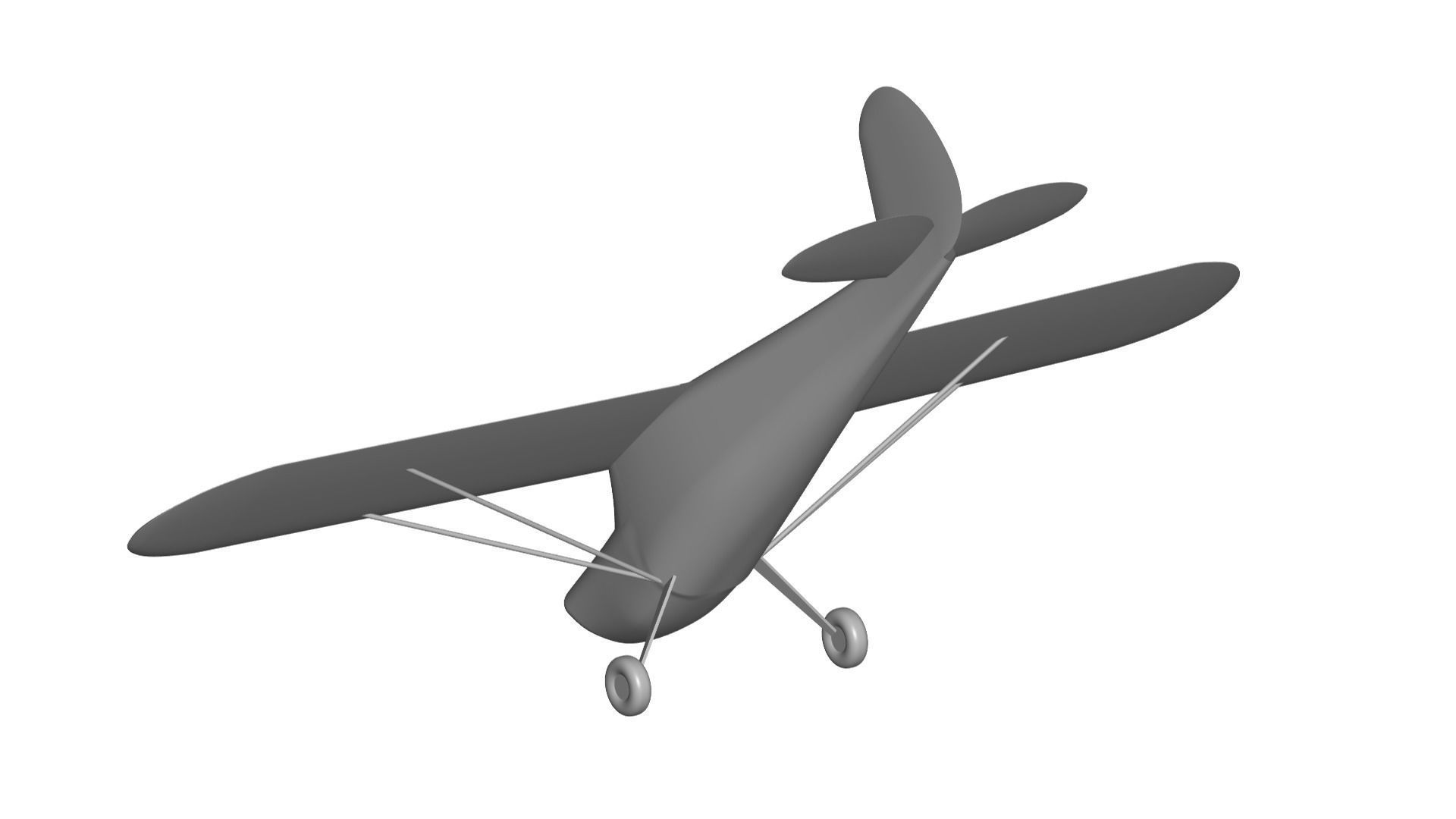 Cessna 140 3D model | CGTrader