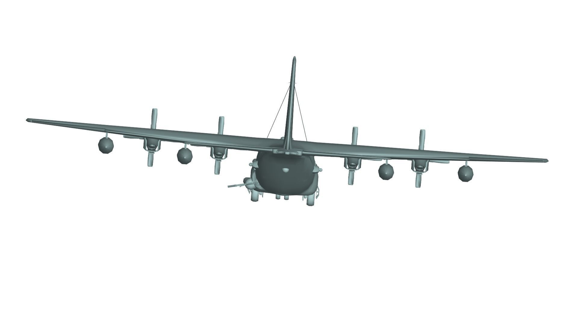 Lockheed AC-130 3D model | CGTrader