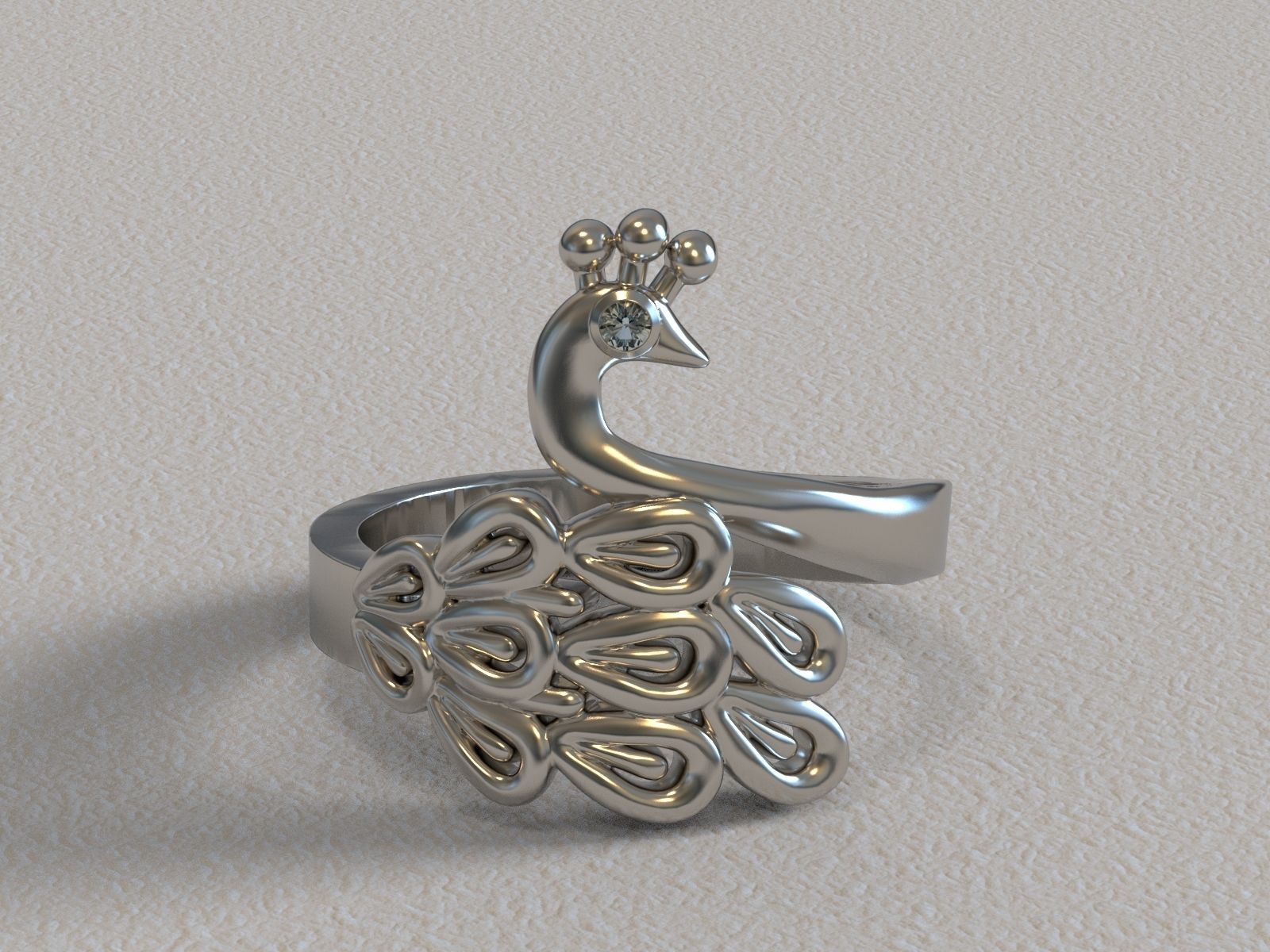 Swan Ring - Anillo Cisne 3D model 3D printable | CGTrader