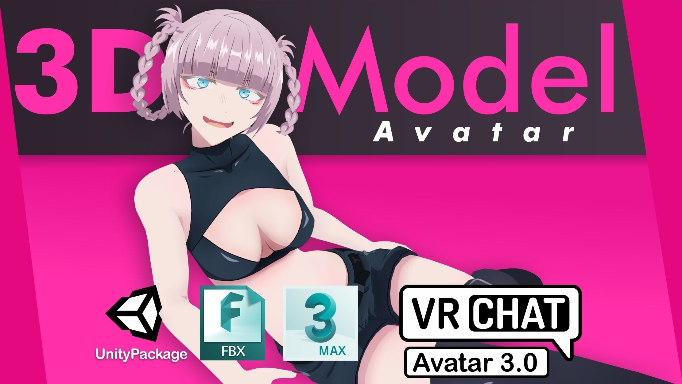 Nazuna Nanakusa Call of the Night VRChat 3D model rigged | CGTrader