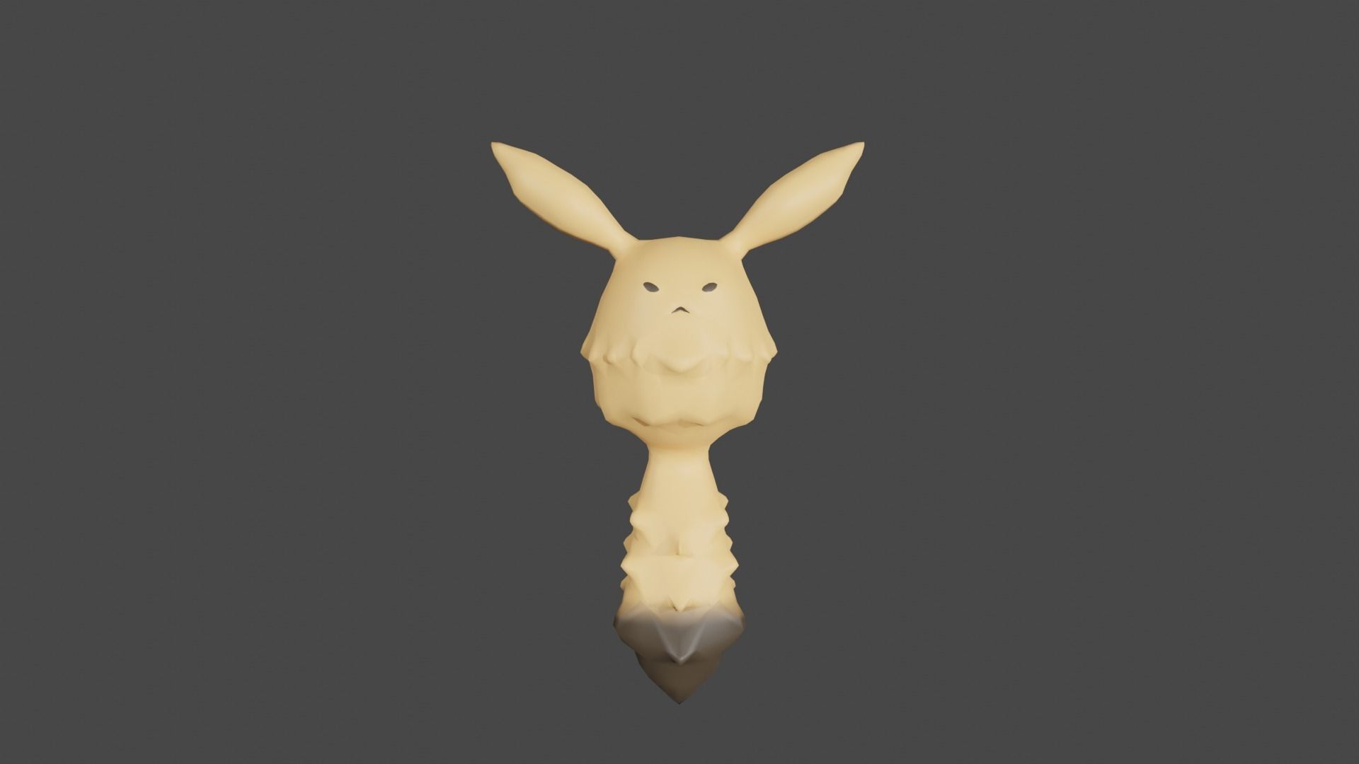 3D model Dodoco side character of Klee from Genshin Impact VR / AR ...