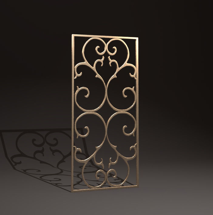Wrought Iron 1 free 3D model | CGTrader