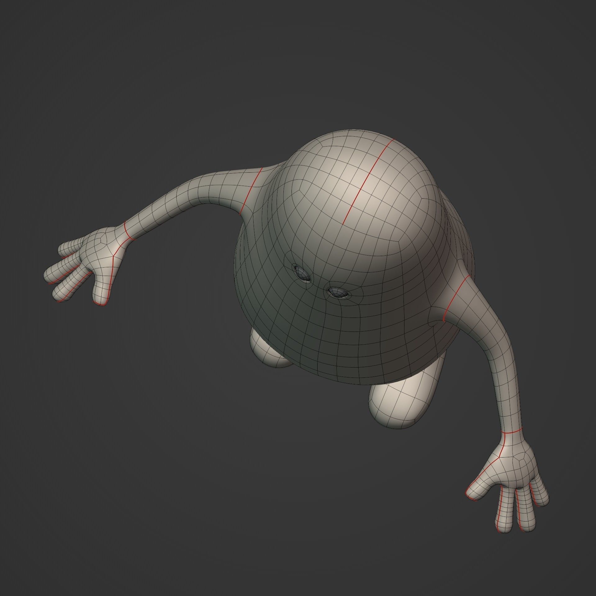 3D model Cartoon Stickman VR / AR / low-poly | CGTrader