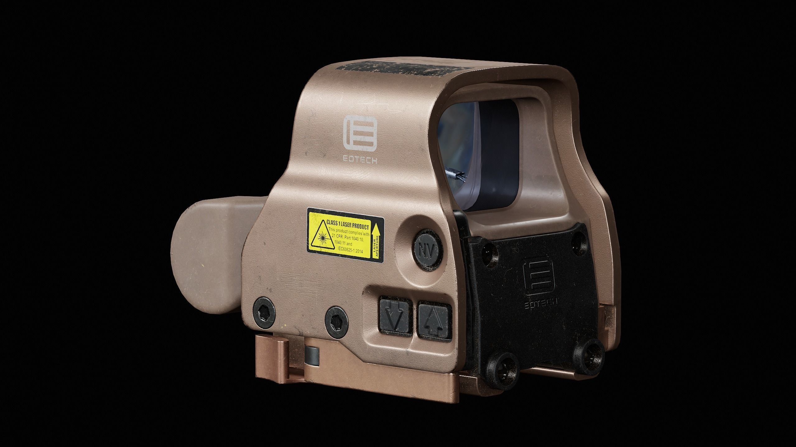 3D model Eotech Exps3 VR / AR / low-poly | CGTrader