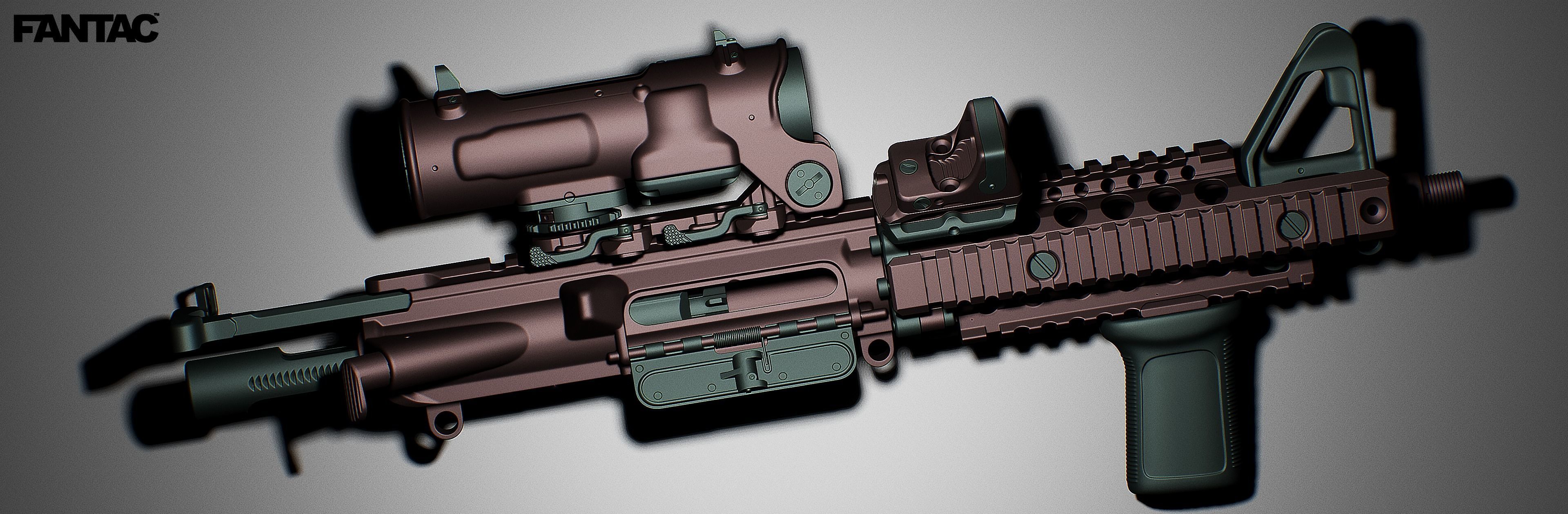 M4 Custom Build Highpoly 3D model | CGTrader