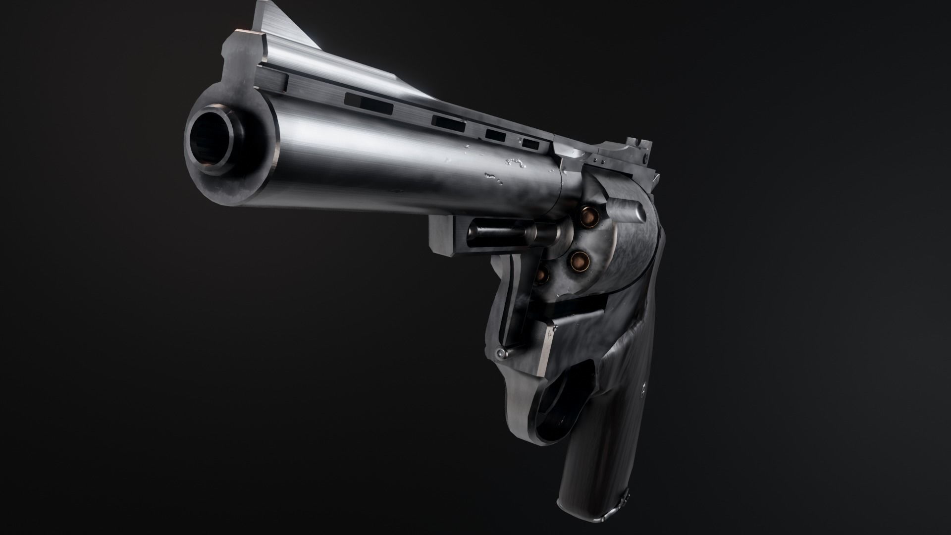 3D model Revolver 357 Magnum Game Ready VR / AR / low-poly | CGTrader