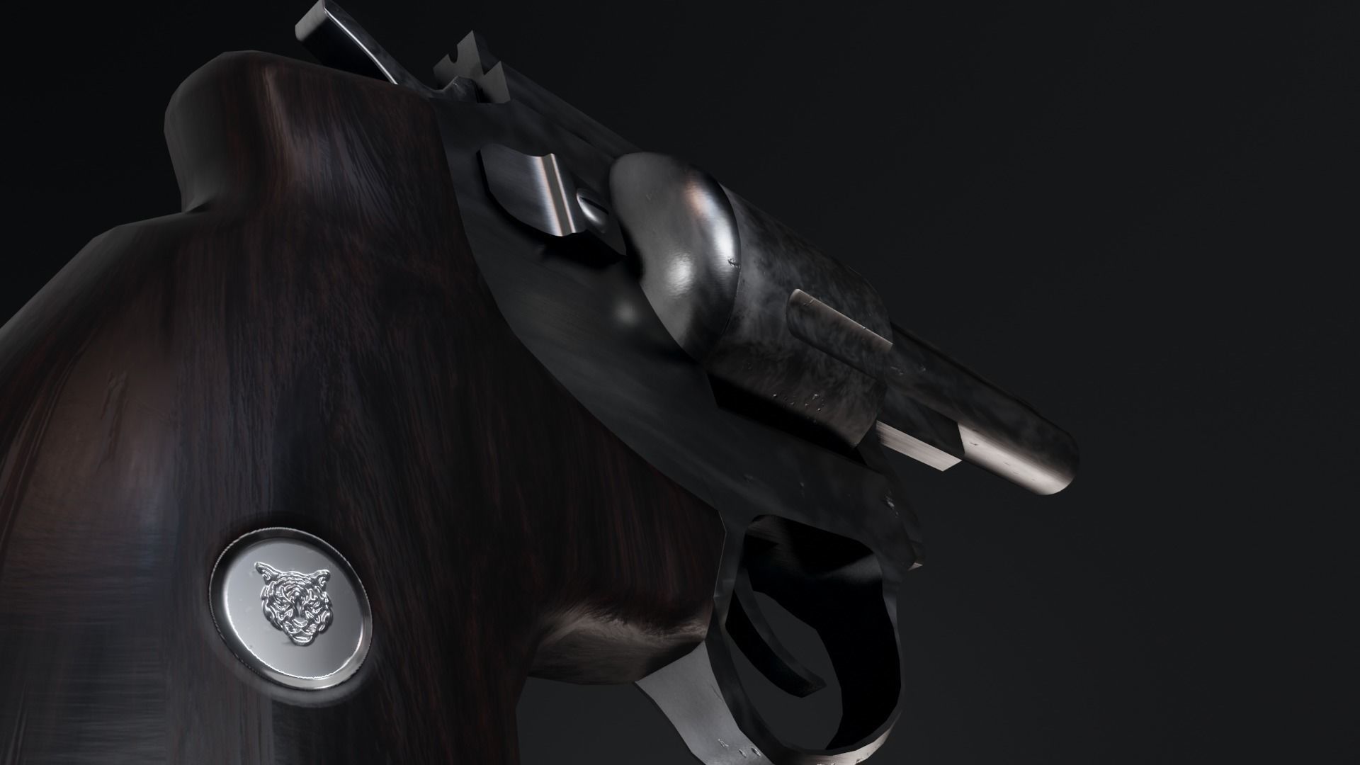 3D model Revolver 357 Magnum Game Ready VR / AR / low-poly | CGTrader