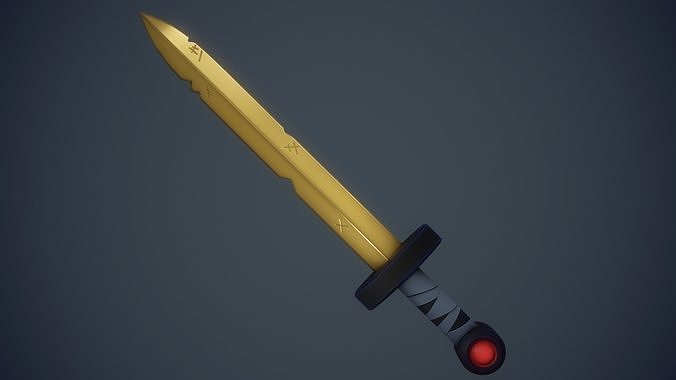 Finns Golden Blade 3D model 3D printable | CGTrader