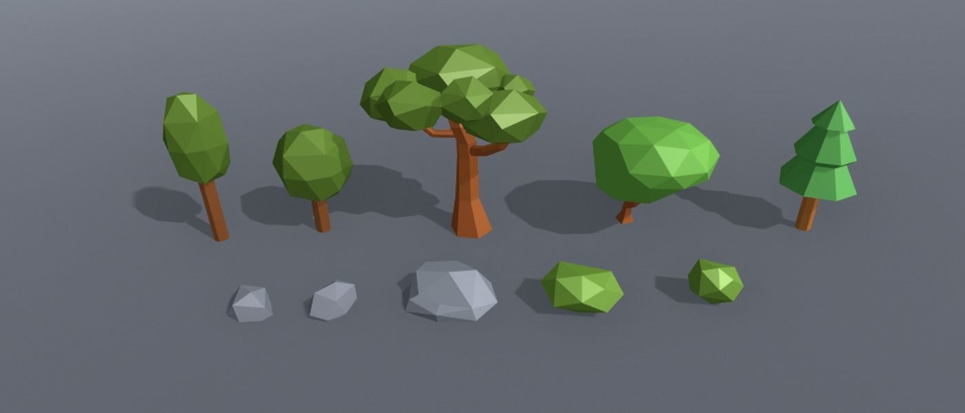 3D model Low Poly City VR / AR / low-poly | CGTrader