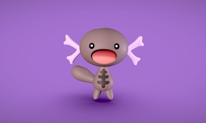 Paldean Wooper -3D print 3D model 3D printable | CGTrader