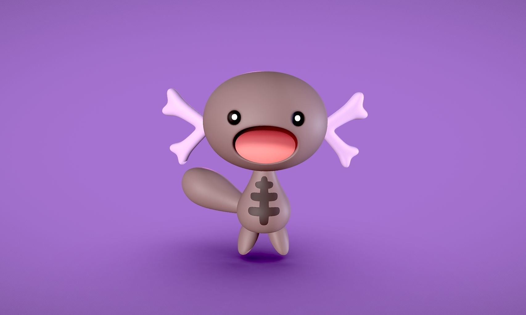 Paldean Wooper -3D print 3D model 3D printable | CGTrader