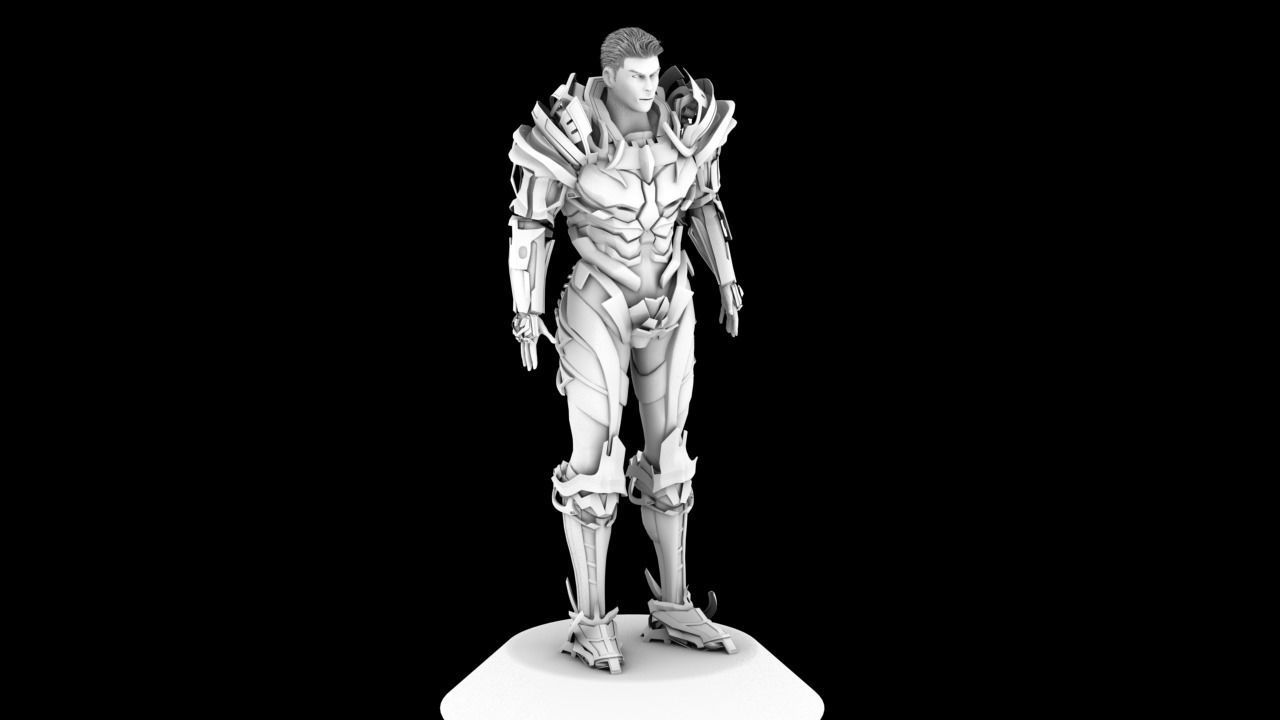 3D model Scifi Transformation of people VR / AR / low-poly | CGTrader