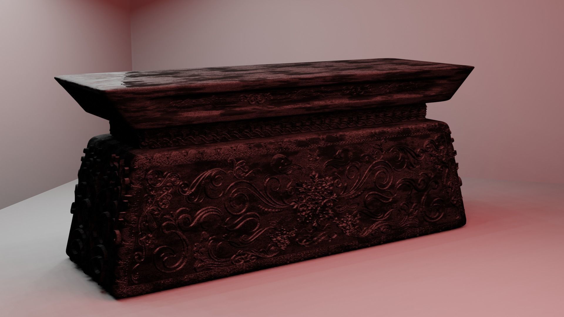 Emboss Ancient Tomb 3D model | CGTrader