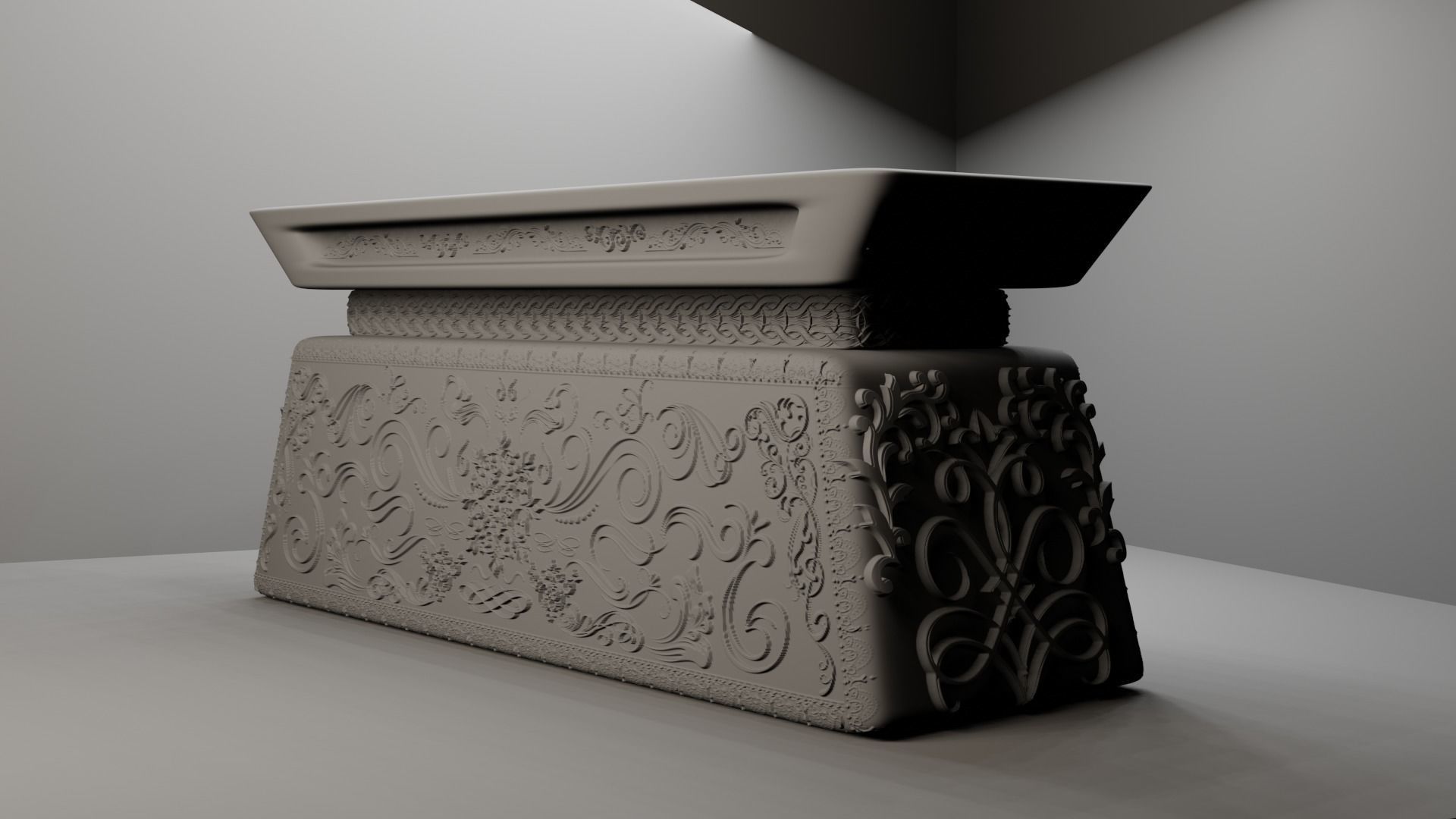 Emboss Ancient Tomb 3D model | CGTrader